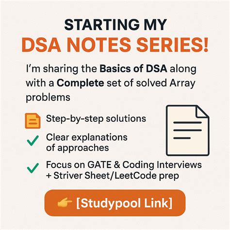Sharing 100 Dsa Problems With Step By Step Solutions And Explanations