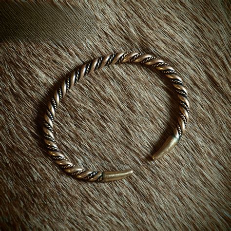 Handcrafted Twisted Wire Viking Bracelet Handcrafted Vkng Jewelry