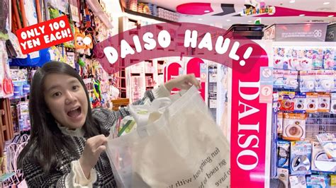 Daiso Haul What I Bought At Japans Famous 100 Yen Store Youtube