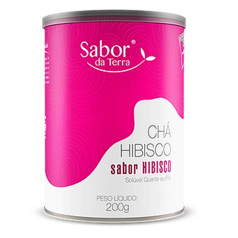 CHÁ SOLÚVEL SABOR HIBISCO 200G Mercadão Natural