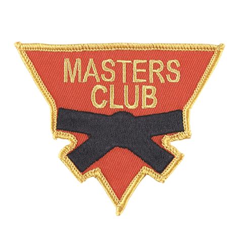 Sewn In Triangle Patch Masters Club Wholesale