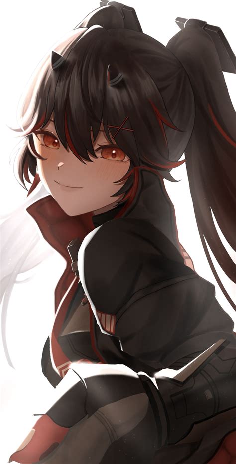 Maym2778 Lucia Plume Pgr Lucia Pgr Punishing Gray Raven Highres 1girl Black Hair