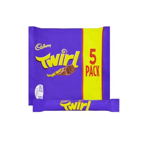Posted Sweets Cadbury Twirl Milk Chocolate Bar 5 Pack 107 5g Online Sweet Shop
