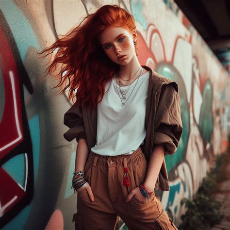 Freckled Redhead Beauty 05 By Dumpsterfireraccoon On Deviantart