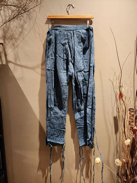 Stonewash Indigo Tattsuke Bakama Pants Siamurai
