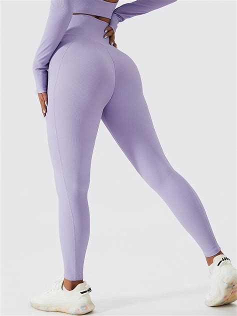 High Waist Fitness Pants Skinny Peach Hip Lift Running Pants Chiccurve