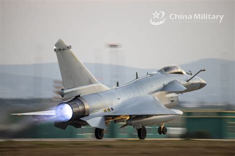 J 10 Fighters Taxi Out For Round The Clock Flight Ministry Of National Defense