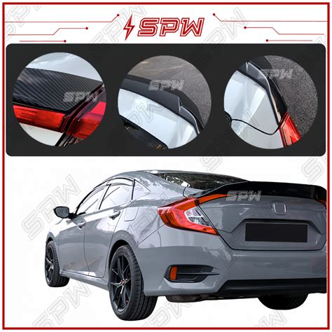 Honda Civic Fc 2016 2021 Yofer Ducktail Spoiler Rear Trunk Lip