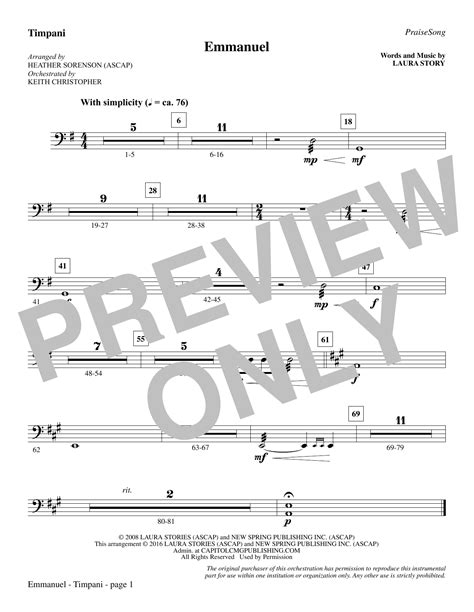 Timpani Notes Chart At Silas Naylor Blog