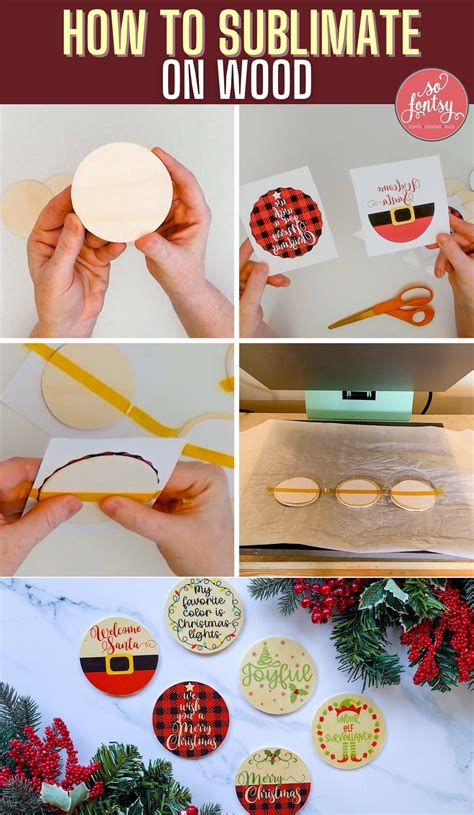 How To Sublimate On Wood How To Make Sublimation Ornaments How To