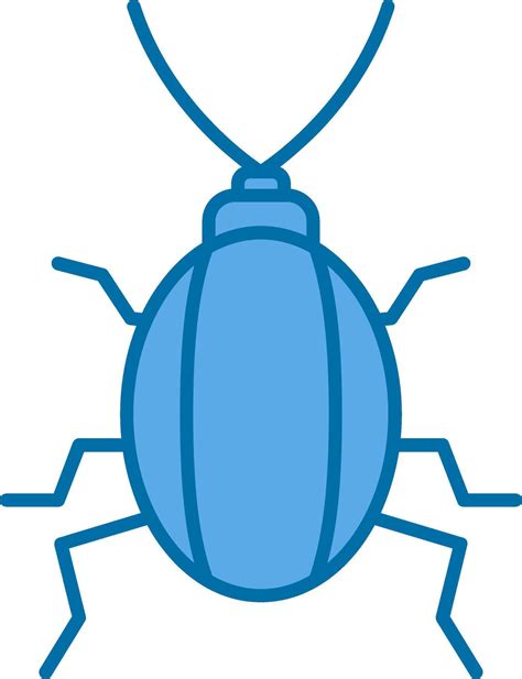 Cockroach Filled Blue Icon 42177889 Vector Art At Vecteezy