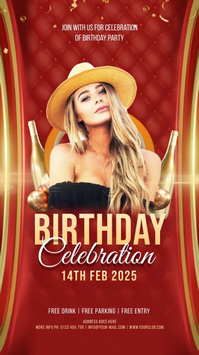 Copy Of Birthday Party Flyer Poster Postermywall