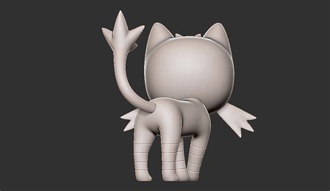 🐉 Pokemon Litten Evolution Pack・ Stl File For 3d Printing・cults
