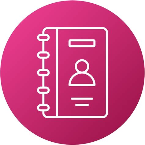 Premium Vector Vector Design Contacts Icon Style