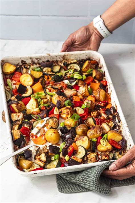 Danish Roasted Vegetable Tray Bake