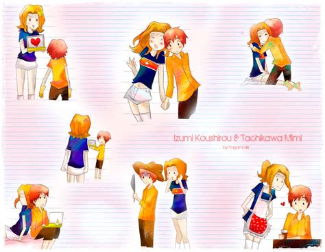 Koushirou And Mimi Chibi By Yagaminiki On Deviantart