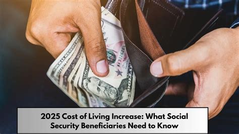 2025 Cost Of Living Increase What Social Security Beneficiaries Need
