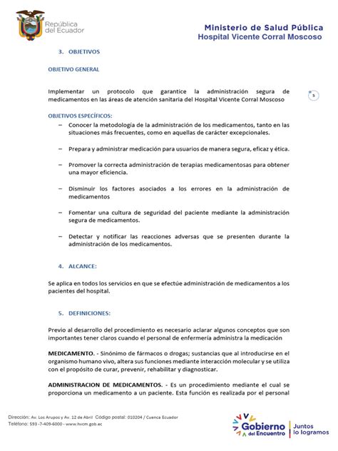 Protocolo Seguro Para Administración De Medicamentos Pdf