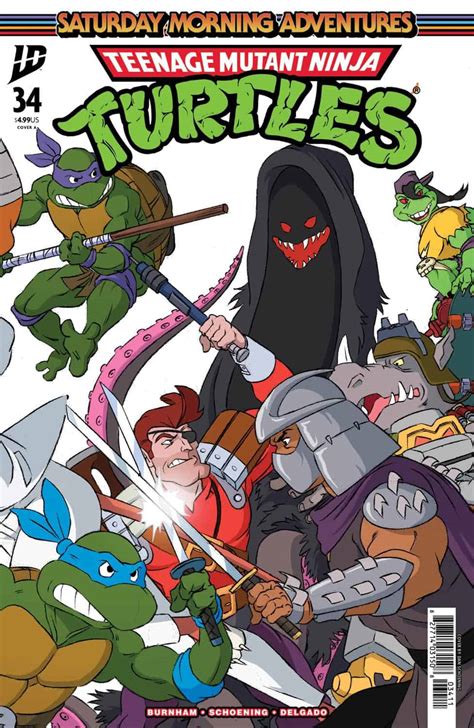 Tmnt Saturday Morning Adventures 34 Idw Tmnt A Collection