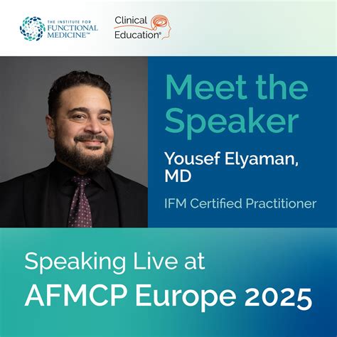 🎤 Meet Dr Yousef Elyaman At Afmcp Clinical Education