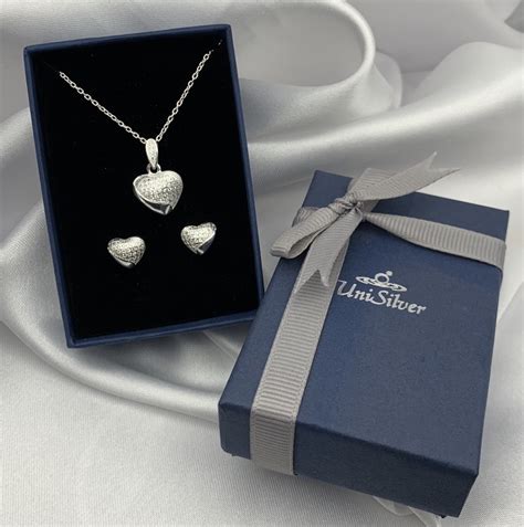 Unisilver 925 Sterling Silver Set Of Jewelry Set103 101018 Shopee Philippines