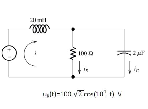 Solved A Write Down The Angular Frequency B Calculate The Reactance
