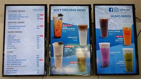 Menu At Nomu Cafe Upd Quezon City Balagtas St