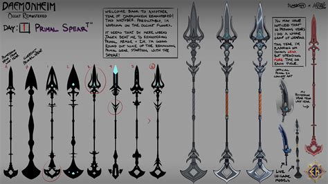 [2024] Inktober Day 1 Primal Spear Runescape Dev Tracker
