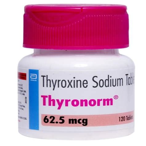 Thyronorm 625 Mcg Tab 100s Regulate Metabolism And Treat Thyroid