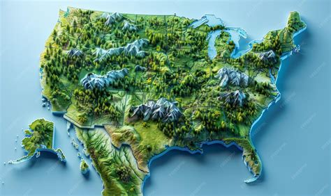 An Aerial View Of The World And Its Landforms Anatomical Map Of The