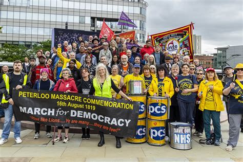 Manchester Marks 204th Anniversary Of The Peterloo Massacre Morning Star
