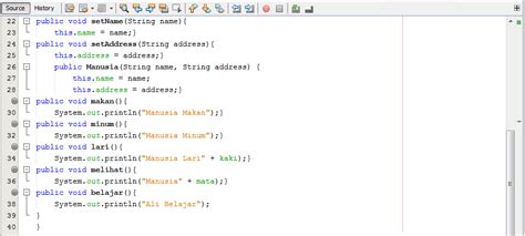 Tutorial Implementasi Inheritance Dan Getter And Setter Manusiajava