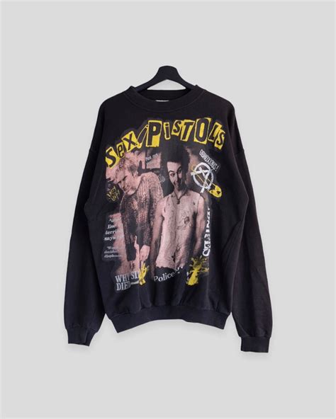 Band Tees × Rock Band × Vintage Rare Vintage Sex Pistol Pretty Vacant Crewneck Grailed