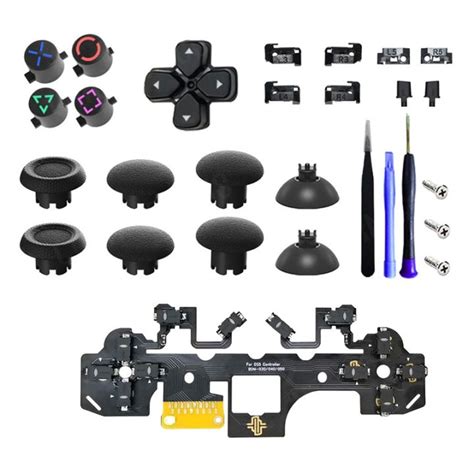 Ergonomic Micro Switch Tactile Clicky Hair Trigger Kit Joystick Cap For