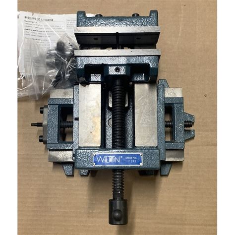 Wilton 5 In Cast Iron Cross Slide Drill Press Vise In The Vises