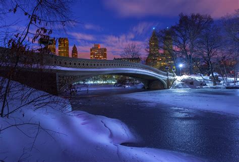 New York Central Park Winter Wallpapers 4k Hd Backgrounds On