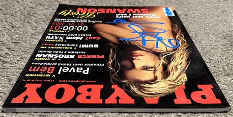 Kristy Swanson Signed Autographed January 2003 Czech Republic Playboy