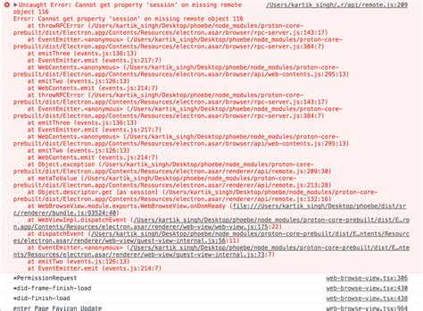WebView Specific Navigation Condition Causing Missing Remote Object On Issue