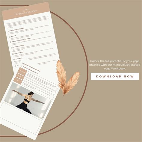 Yoga Workbook Yoga Activity Sheet Yoga Daily Yoga Journal Manual