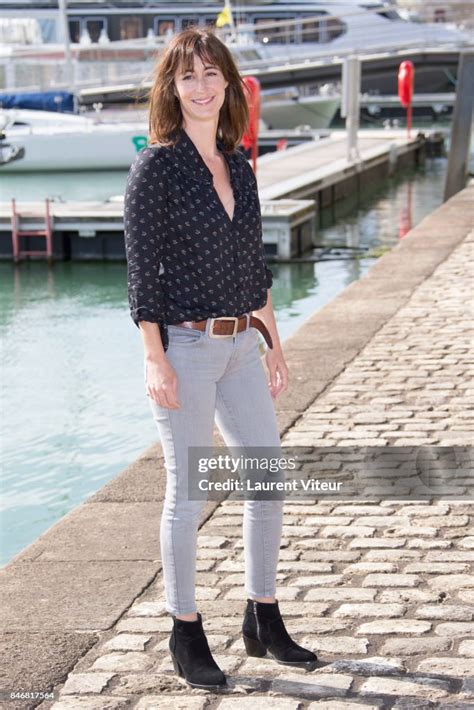 Actress Eleonore Bernheim Attends Lart Du Crime Photocall During