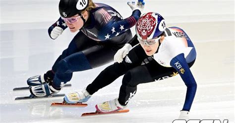 사진 쇼트트랙 서휘민 홈에서 질 수 없다 조선비즈