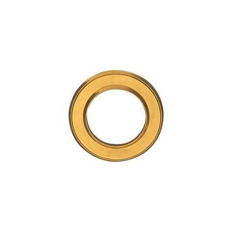 Elements Hardware Newspaper Ring 100mm Polished Brass Finish Mitre10