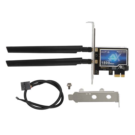 Hydanny Pcie Wifi 6e Card 1800mbps 24g 58g Dual Band Plug And Play