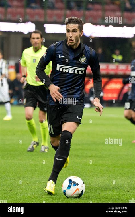 Milan Italy 27th Mar 2014 Ricardo Alvarez Inter Footballsoccer