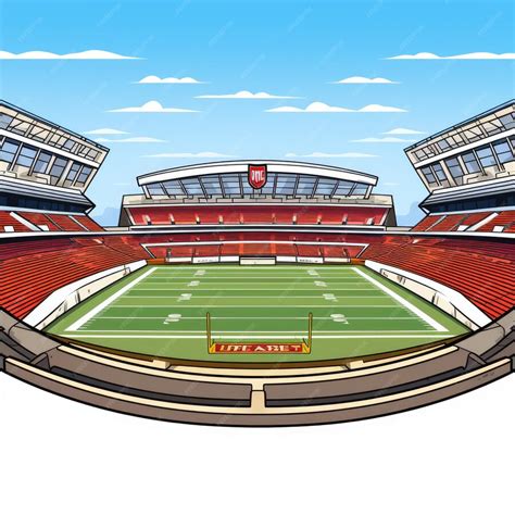Premium Ai Image Minimalist Cartoon Style Football Clip Art With
