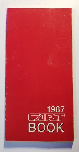 1987 Cart Book 1987 Ppg Indy Car World Series Ebay