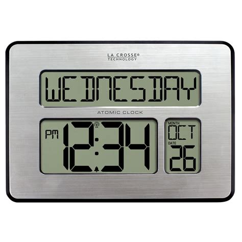 Atomic Digital Wall Clock With Backlight