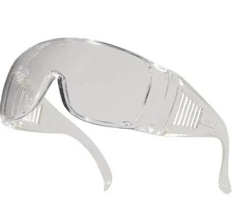 White Polycarbonate Piton Clear Safety Glasses Brand Deltaplus Lens
