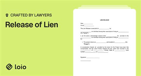 Free Lien Release Letter Template Remove Property Claims