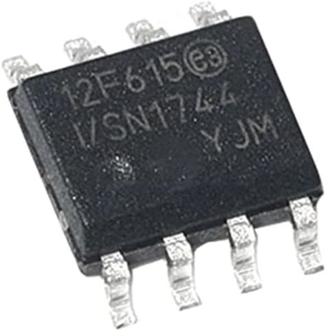 Jp Pic12f615 Isn Pic Pic 12f マイクロコントローラー Ic 8ビット 20mhz 1